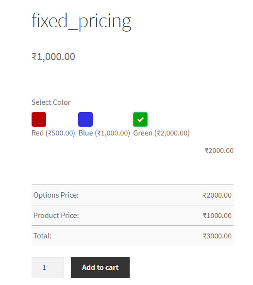Pricing & Custom Formula - Woocommerce Product addons