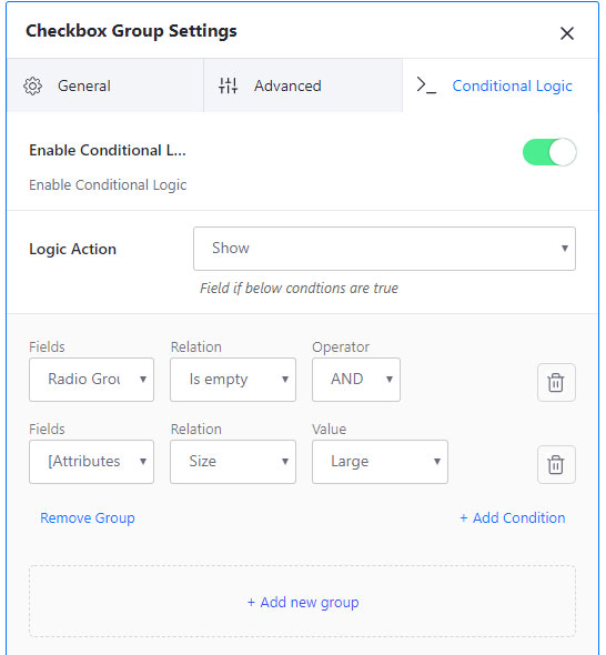 Setting Conditional Logic - Acowebs