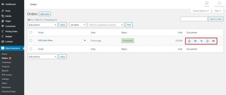 Generate and Print Invoice and Packing Slips In WooCommerce