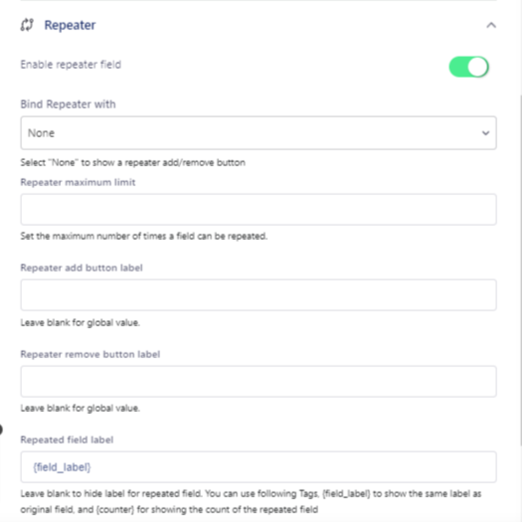 Different Fields and Field Options - Acowebs